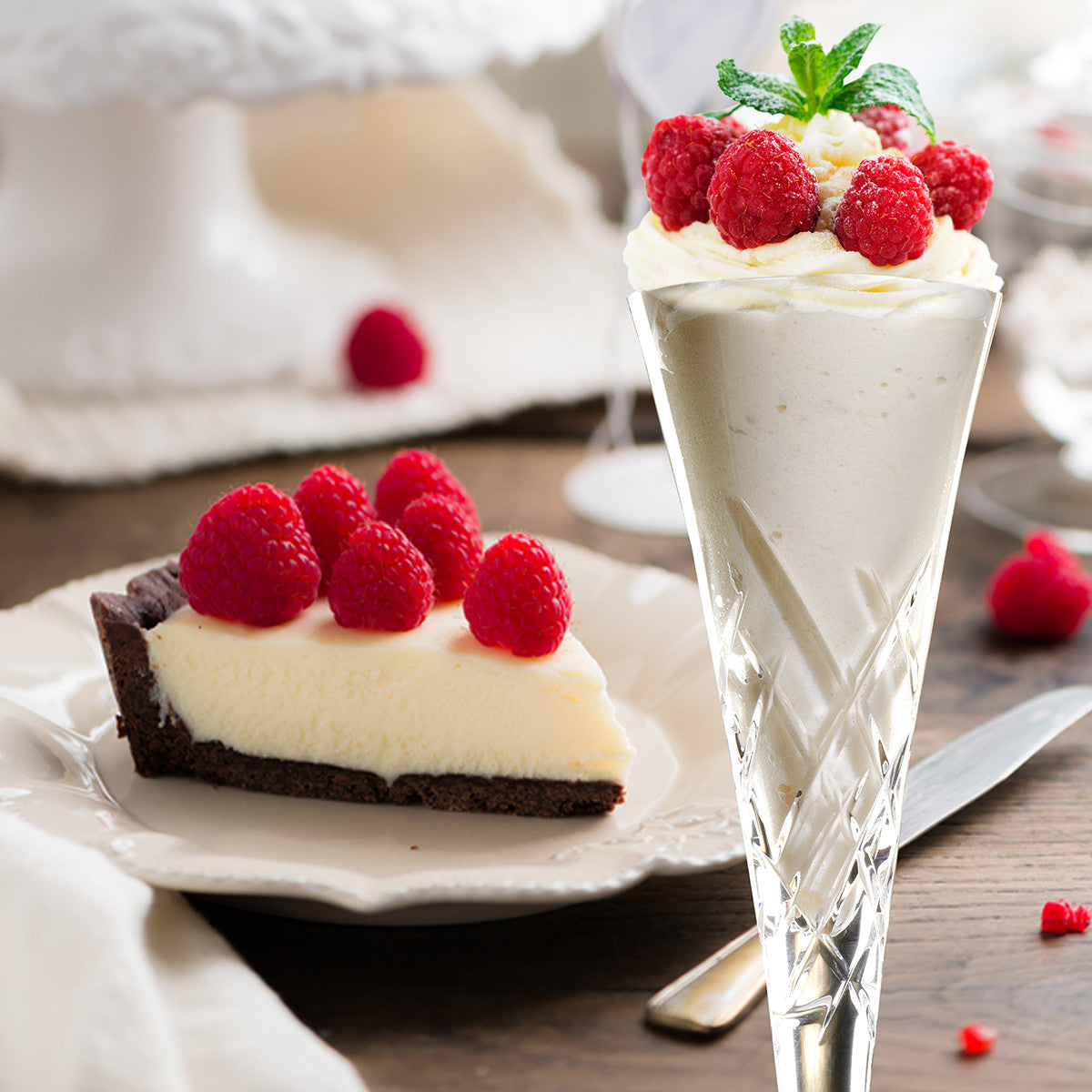 Raspberry Cheesecake Shake – Protein Milkshake