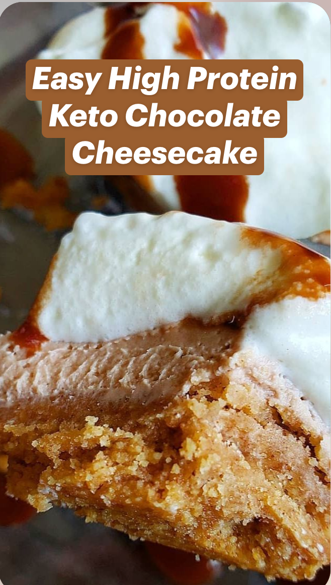 Easy High Protein Keto Chocolate Cheesecake – Protein Milkshake